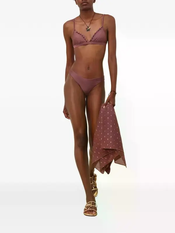 Zimmermann Aster Bead Detail Bikini Top