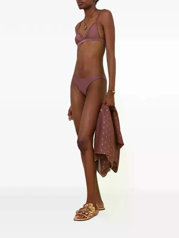 Zimmermann Aster Bead Detail Bikini Top
