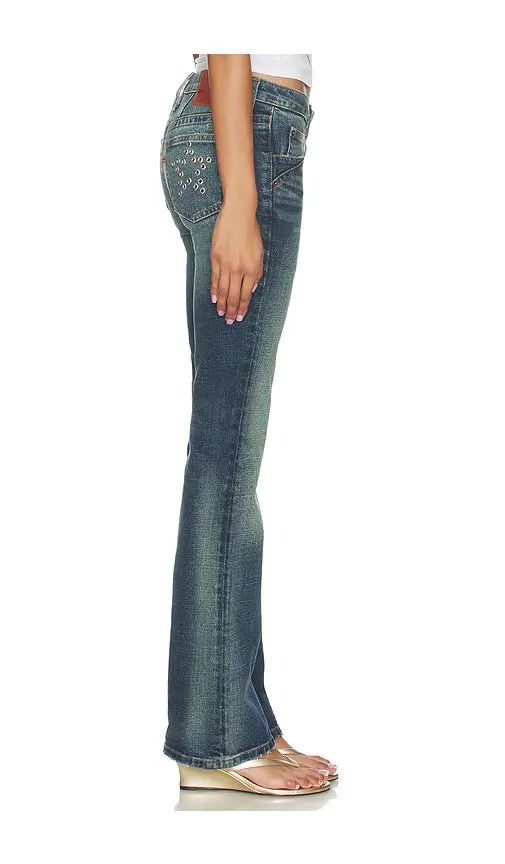 Miaou Low Rise Flare Jeans