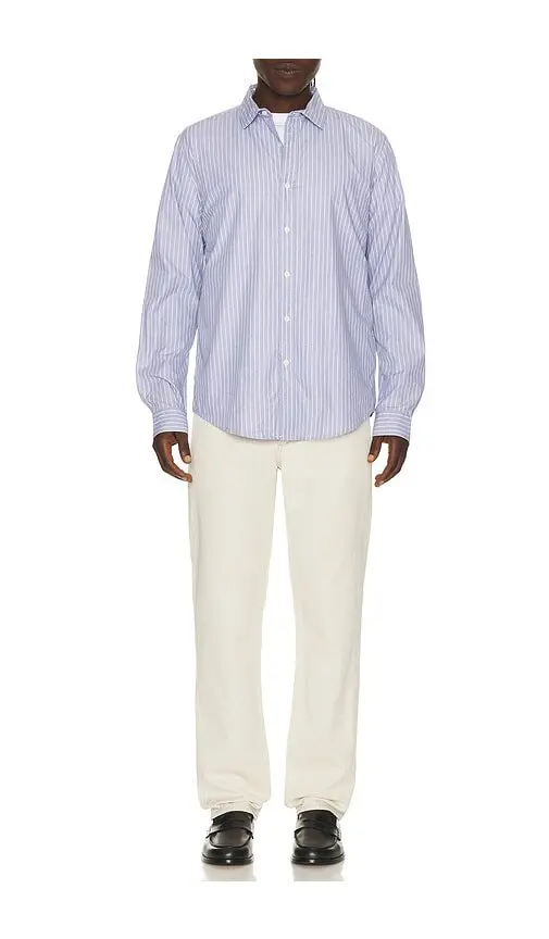 Onia Poplin Long Sleeve Button Down Shirt In . Also