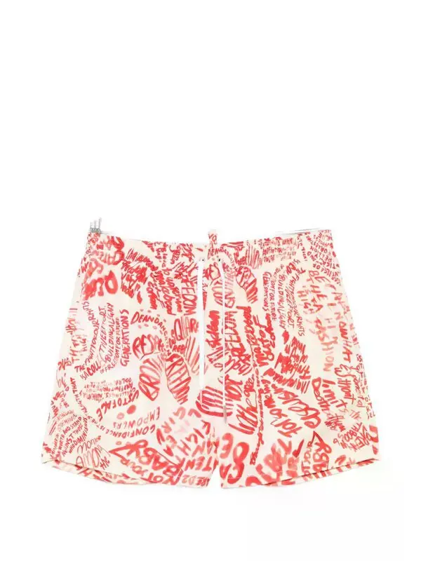 Dsquared2 Drawstring-waist Swim Shorts - Neutrals