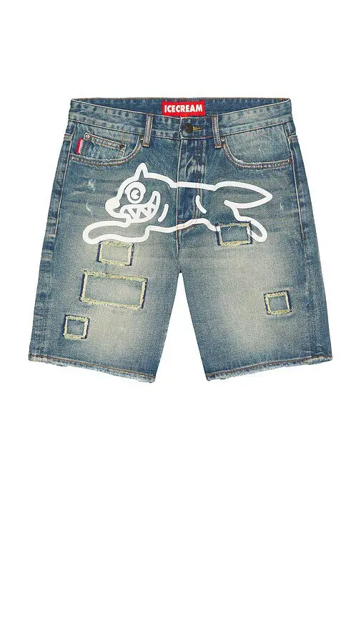 ICECREAM Returner Denim Shorts