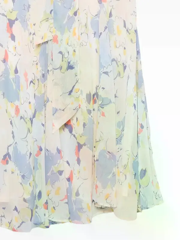 Ralph Lauren Floral-print Midi Dress - Neutrals