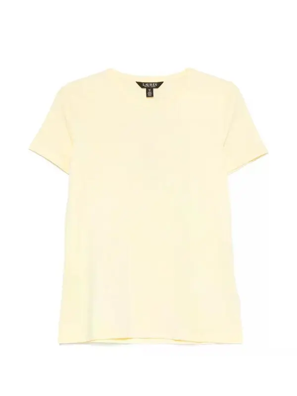 Ralph Lauren Logo-embroidered T-shirt - Yellow
