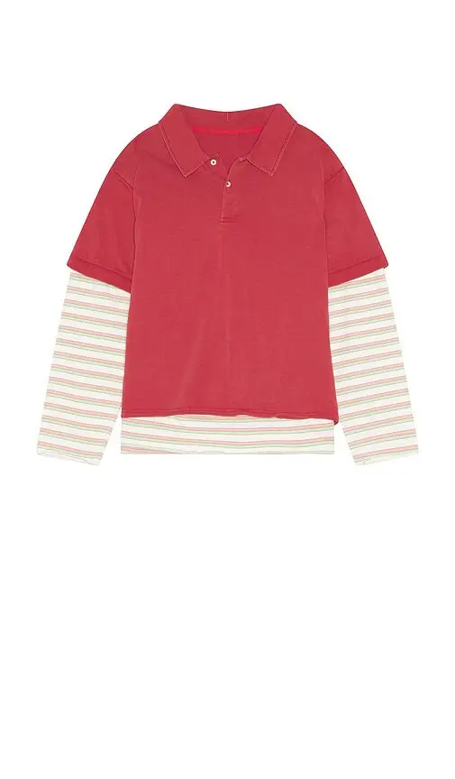 FOUND Double Layer Stripe Tee In . Also