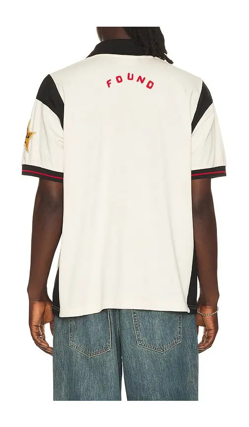 FOUND Graphic Logo Soccer Jersey - Cream