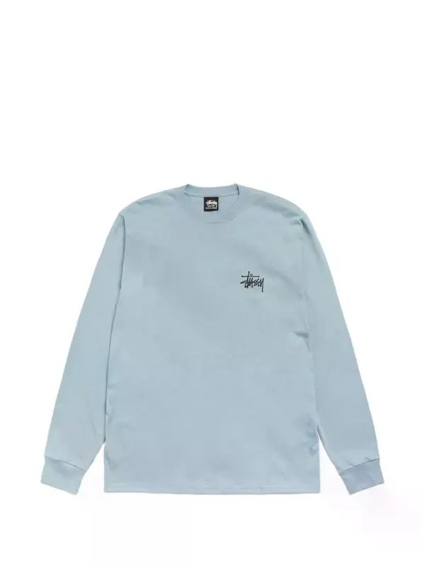 StÜssy Basic Long-sleeve T-shirt - Blue