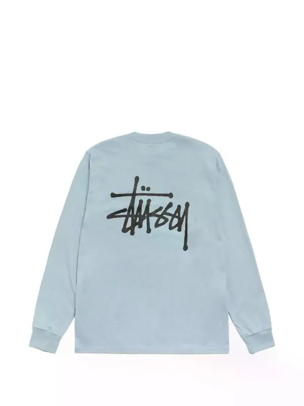 StÜssy Basic Long-sleeve T-shirt - Blue