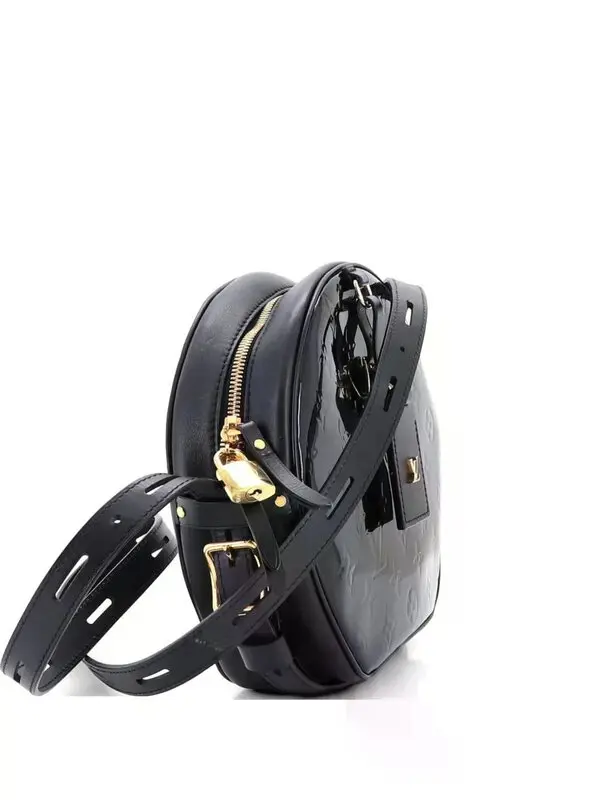 LOUIS VUITTON Boite Chapeau Souple Bag Monogram Vernis Mm - Black