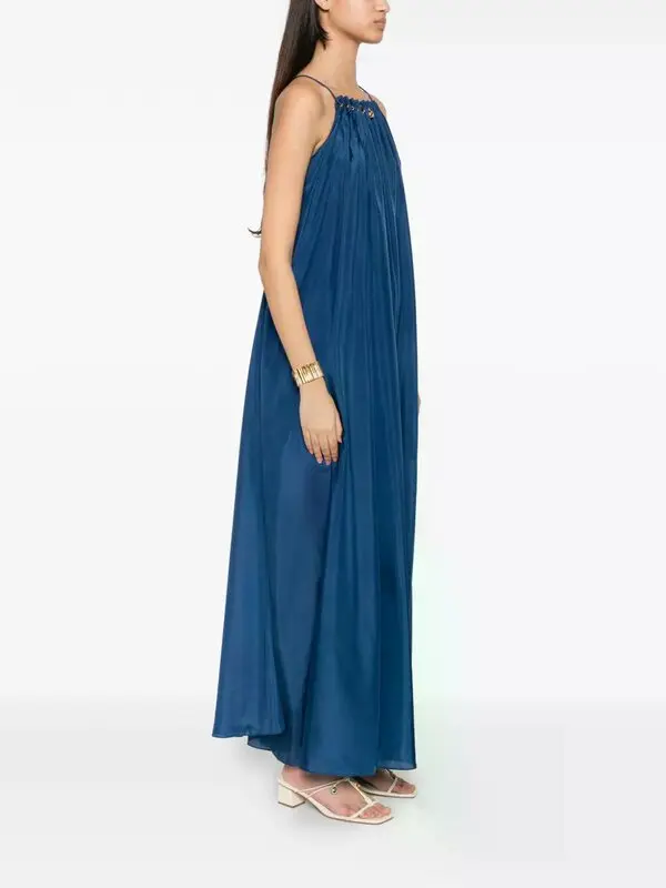 Zimmermann Aster Bead-embellished Neckline Dress - Blue