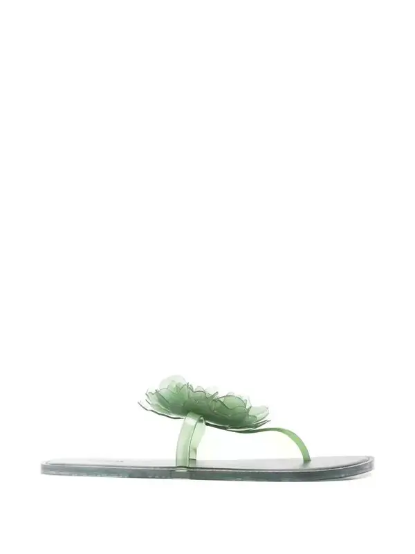 Farm Rio Flow-detail Flip-flops - Green