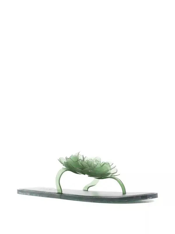 Farm Rio Flow-detail Flip-flops - Green