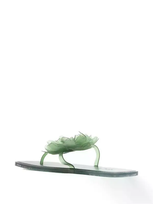 Farm Rio Flow-detail Flip-flops - Green