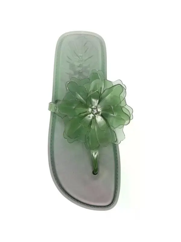 Farm Rio Flow-detail Flip-flops - Green