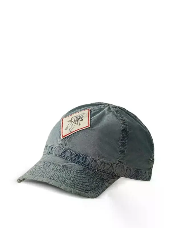 C.P. COMPANY Logo-patch Baseball Cap - Blue