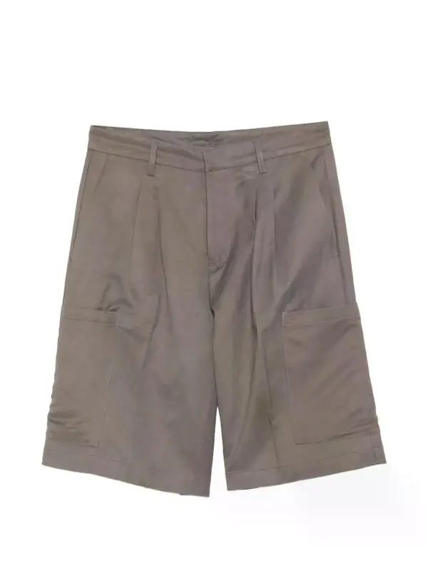 COSTUMEIN Pleated Cargo Shorts - Grey