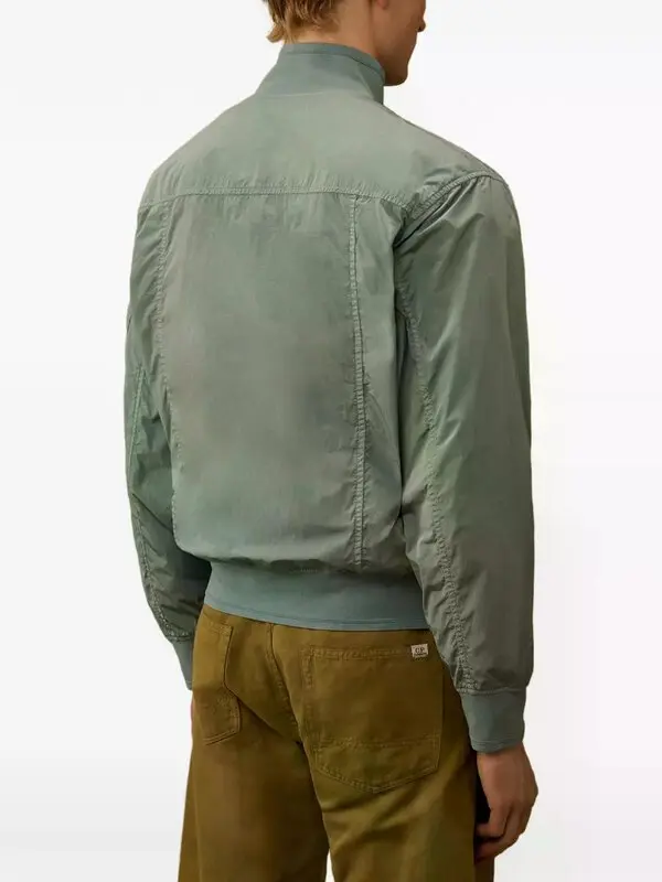 C.P. COMPANY Chrome-r Button Bomber Jacket - Blue