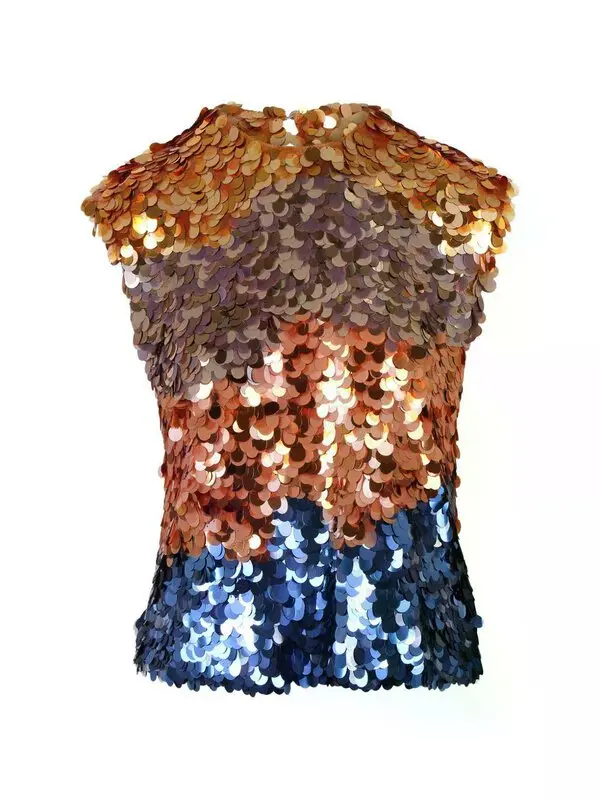 Ulla Johnson Remi Sequin-embellished Sleeveless Top - Gold