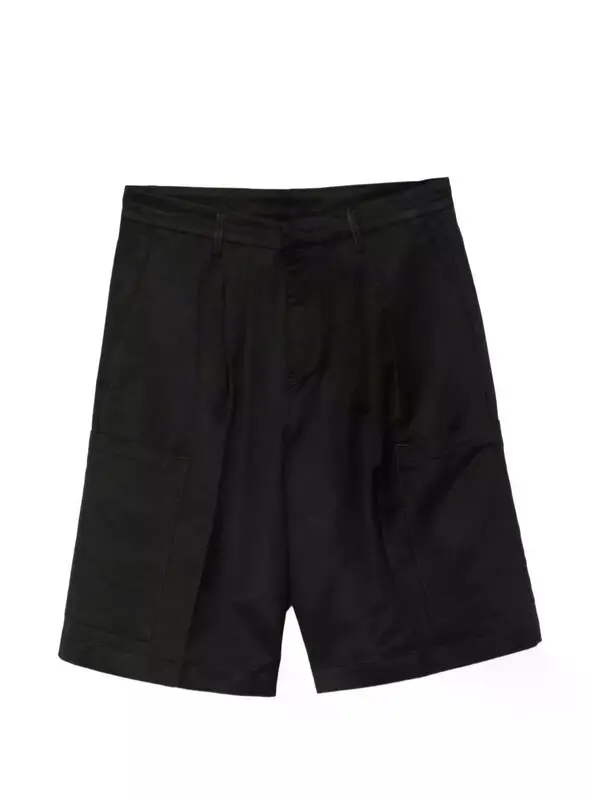 COSTUMEIN Pleated Cargo Shorts - Black