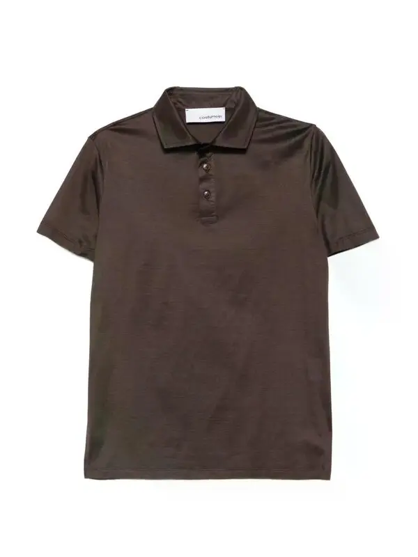 COSTUMEIN Short-sleeve Polo Shirt - Brown