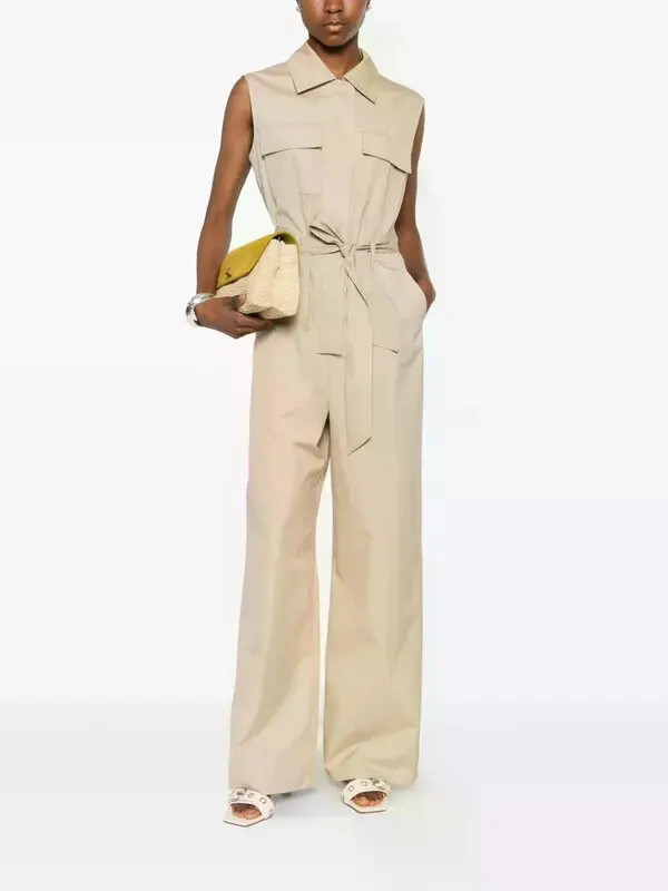 PENNYBLACK Belted Sleeveless Jumpsuit