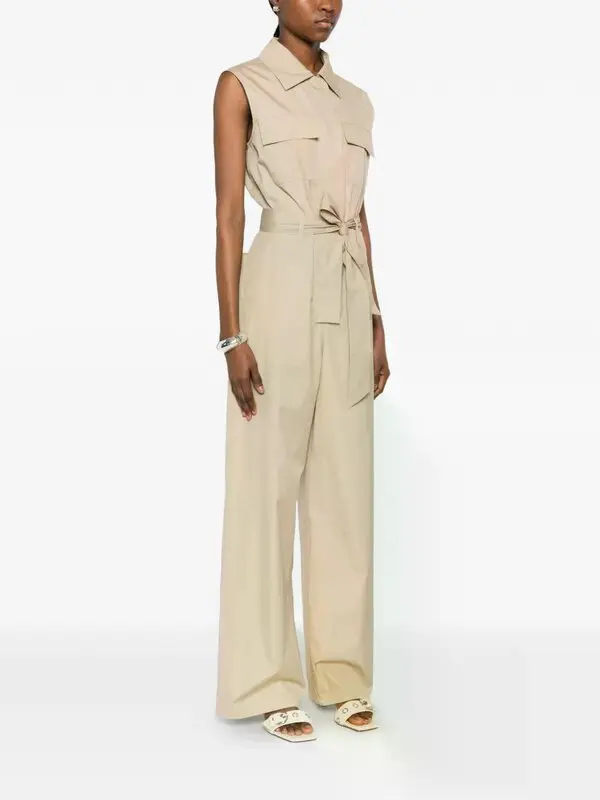 PENNYBLACK Belted Sleeveless Jumpsuit