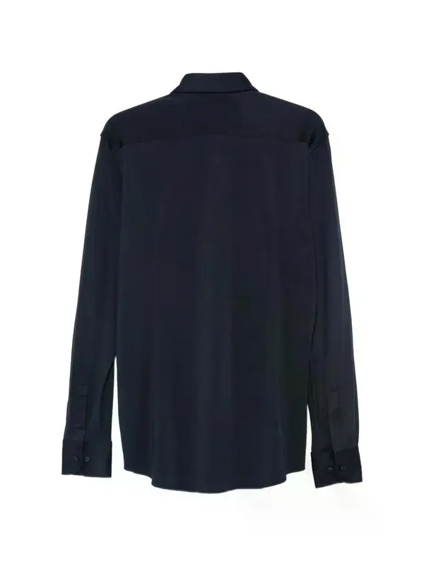 BOSS Long-sleeves Button-up Shirt - Blue