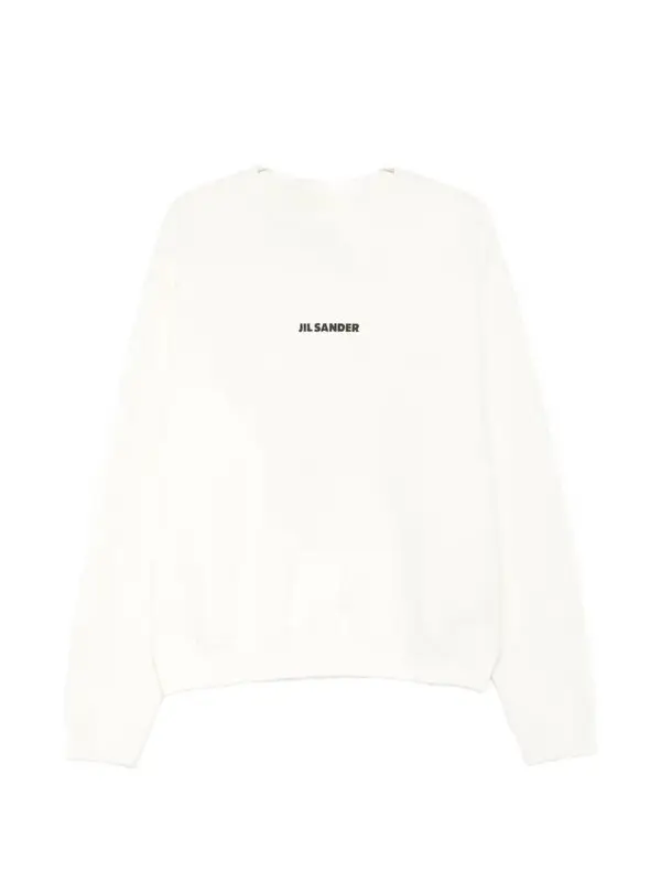 JIL SANDER Logo-print Sweater - Neutrals