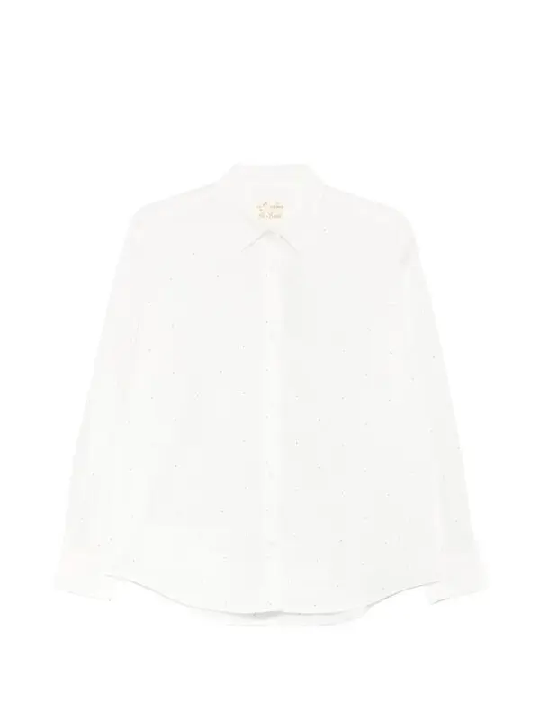 MC2 SAINT BARTH Strass-embellished Shirt - White