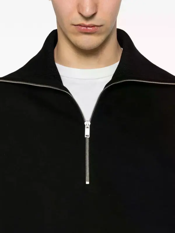 JIL SANDER Zip-collar Sweater