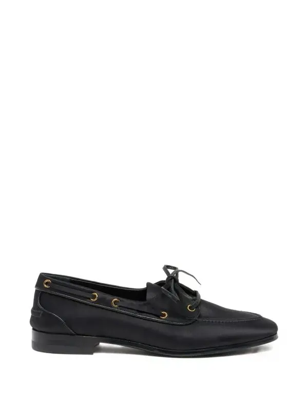 Bally Plume Lace-up Loafers - Black