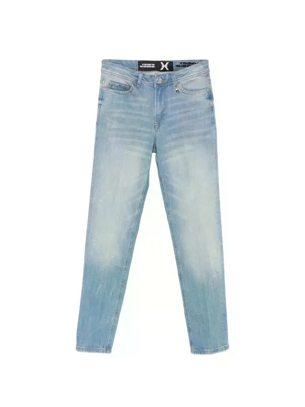 John Richmond Logo-patch Skinny Jeans - Blue