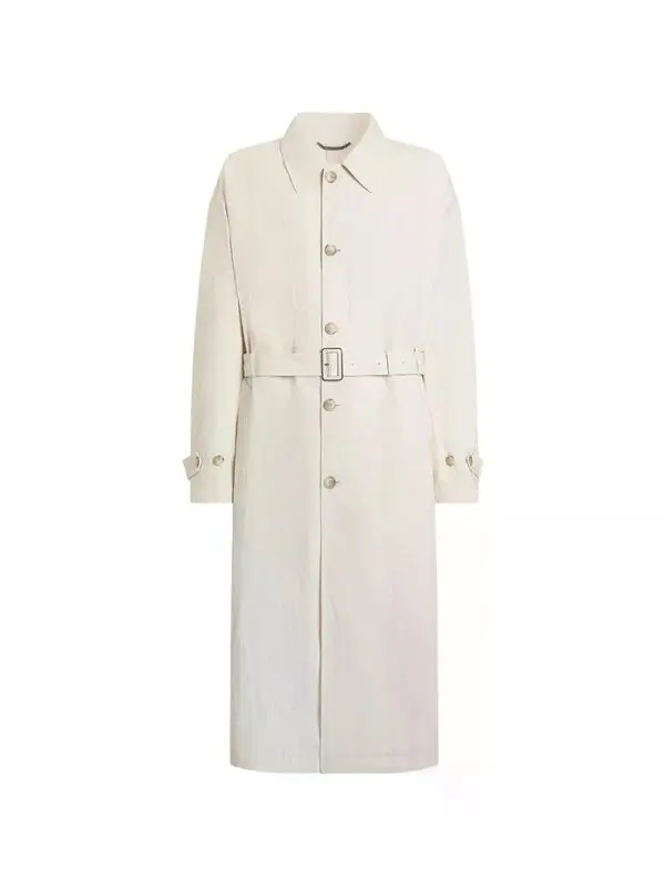 Dolce & Gabbana Cotton-linen Trench Coat - Neutrals
