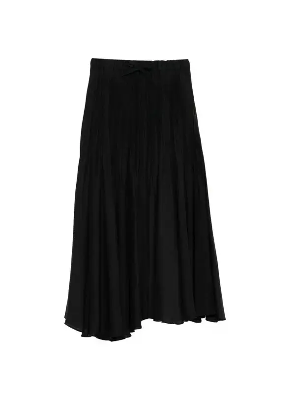 Undercover Pleated Maxi Skirt - Black