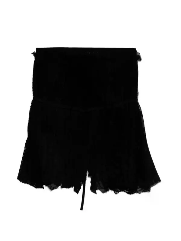 JW Anderson Lace-panelled Mini Skirt