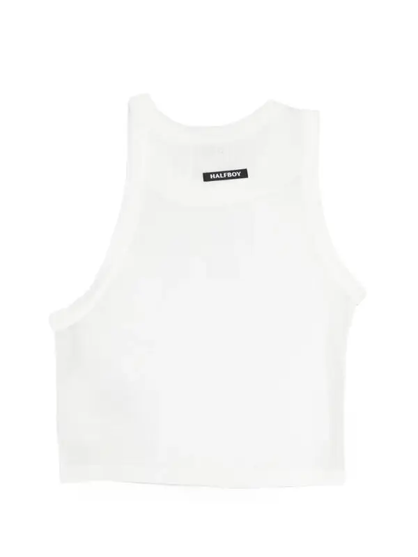 HALFBOY Sleeveless Top - White