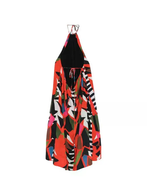 OSKLEN Geometric-print Maxi Dress
