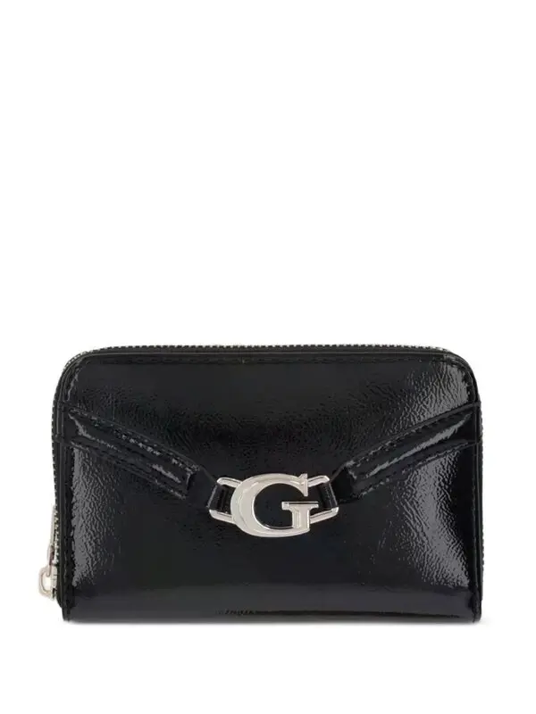 Guess Logo-plaque Wallet - Black