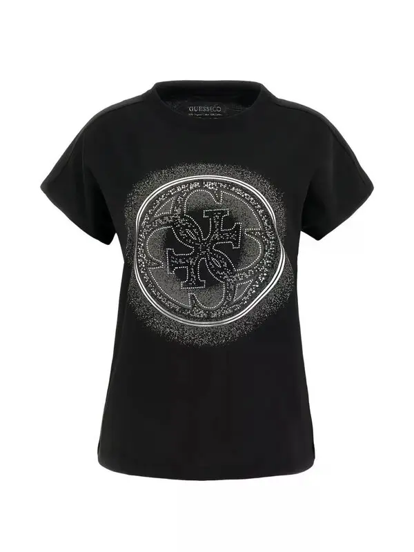 Guess Embellished Short-sleeve T-shirt - Blue