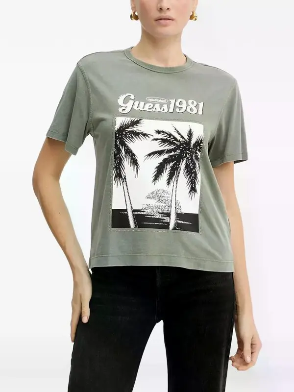 Guess Graphic-print T-shirt - Green