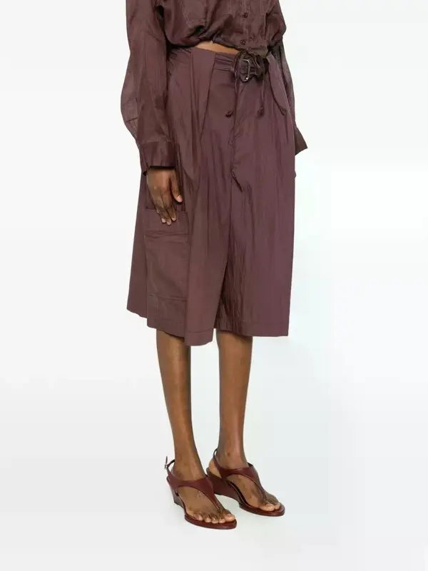 ISABELLE BLANCHE Belted Cargo Shorts