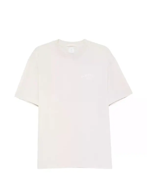 Eleventy Logo-print T-shirt - Neutrals