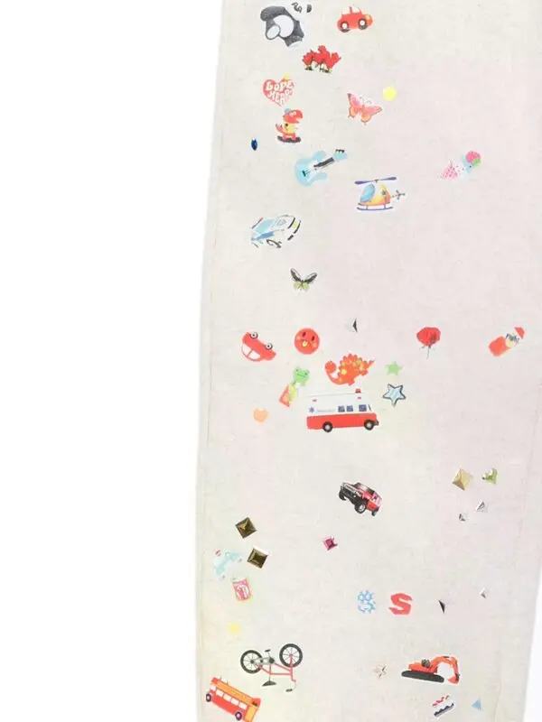 Mihara Yasuhiro Sticker-print Track Pants