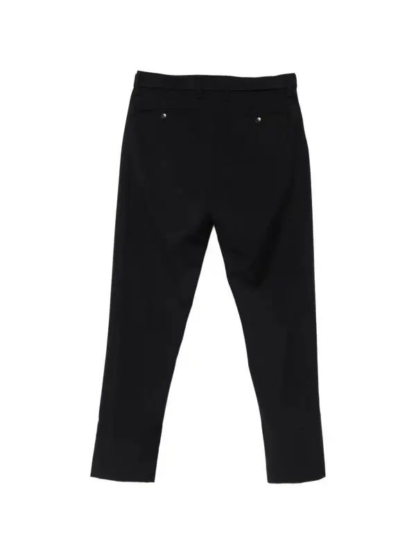 Canali Impeccabile Belted Wool Trousers