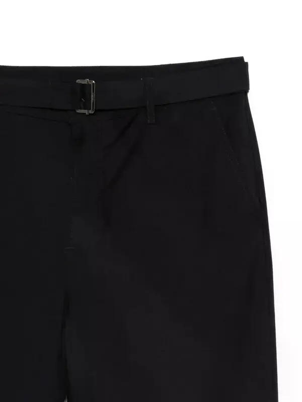Canali Impeccabile Belted Wool Trousers