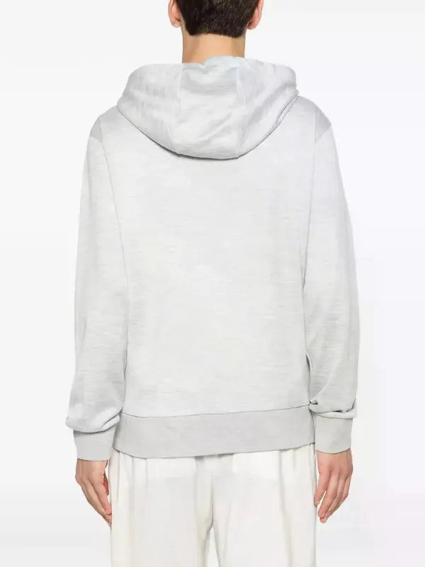 Eleventy Zip-fastening Hoodie - Grey