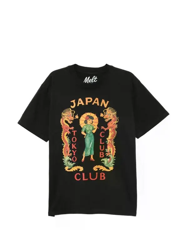 MELT Graphic-print T-shirt - Black
