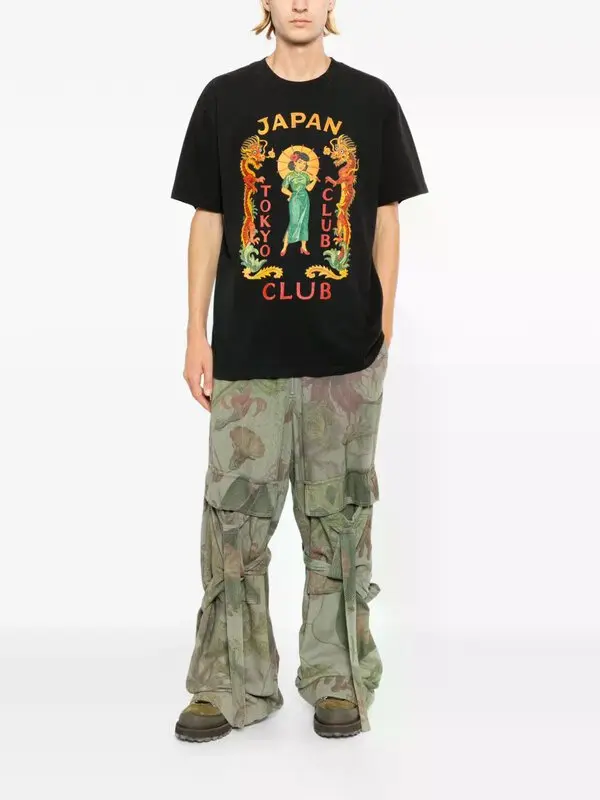 MELT Graphic-print T-shirt - Black