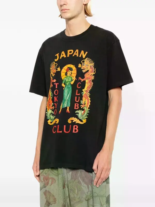 MELT Graphic-print T-shirt - Black