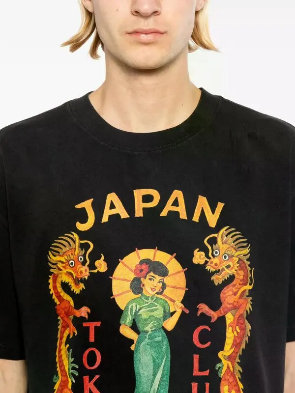 MELT Graphic-print T-shirt - Black